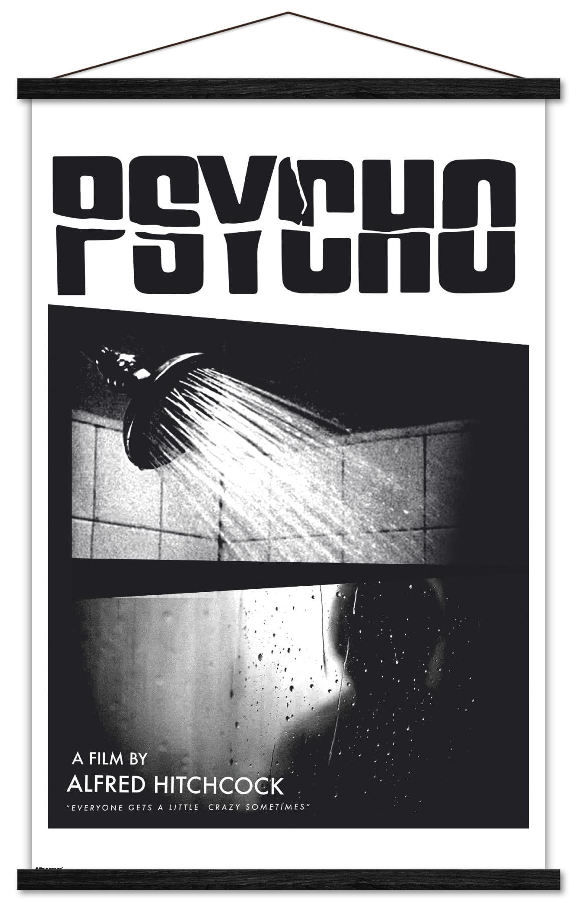 Alfred Hitchcock - Psycho (1960) Wall Poster with Magnetic Frame, 22. ...