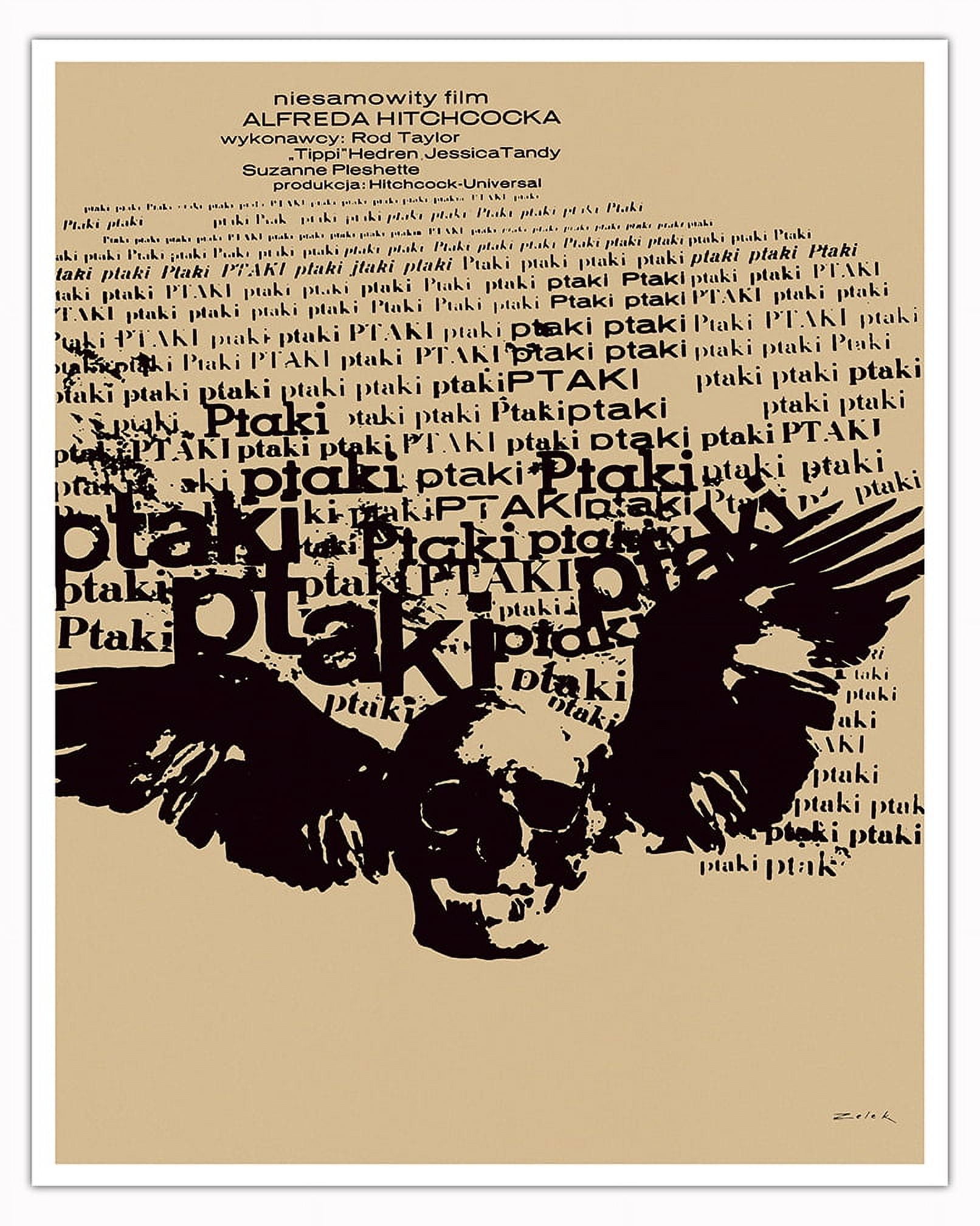 Alfred Hitchcock’s The Birds (Ptaki) - Starring Rod Taylor Tippi Hedren ...