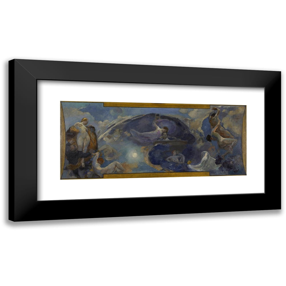 Alfred Philippe Roll 14x8 Black Modern Framed Museum Art Print Titled ...
