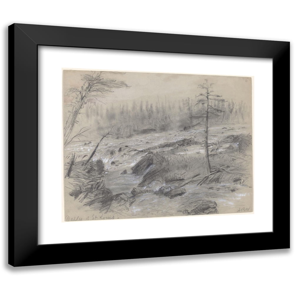 Alfred R. Waud 14x12 Black Modern Framed Museum Art Print Titled - The ...