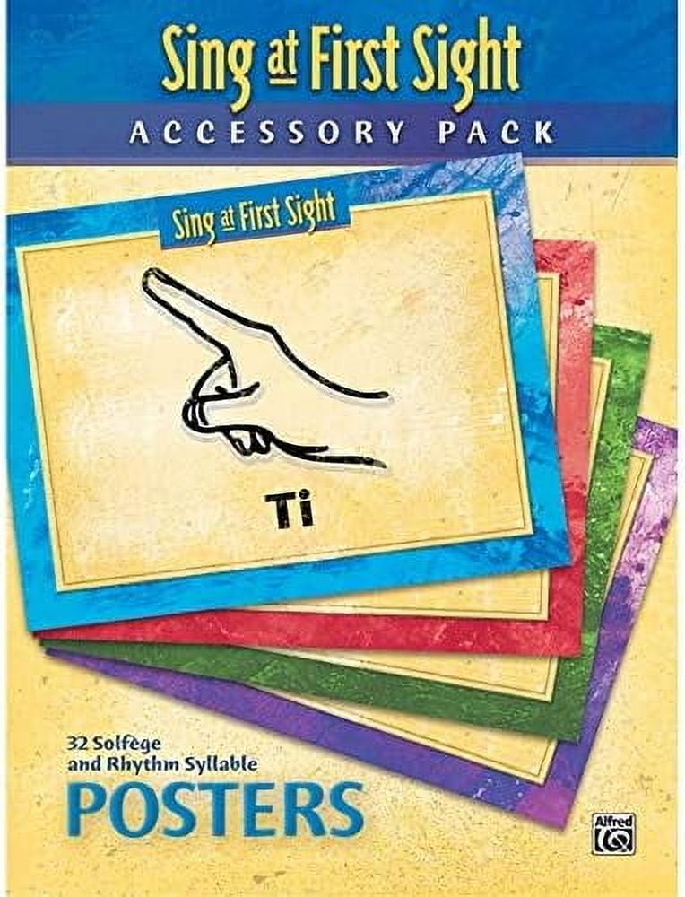 Alfred Sing First Sight Accessory Pack -32-Poster Set - Walmart.com