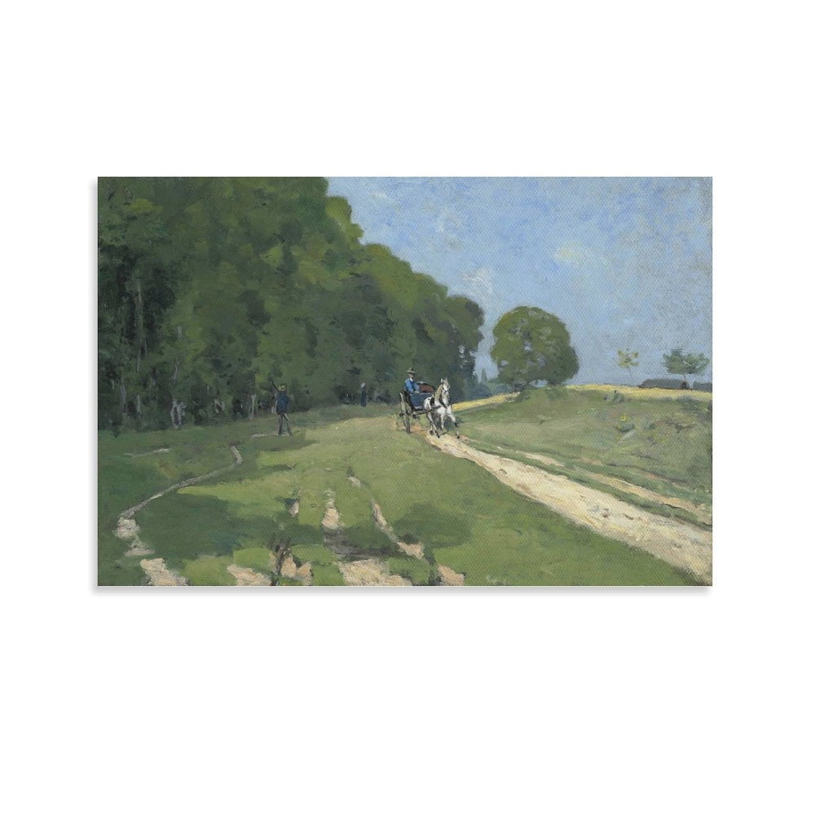 Alfred Sisley Path near The Parc De Courances Poster Posters Wall Art ...