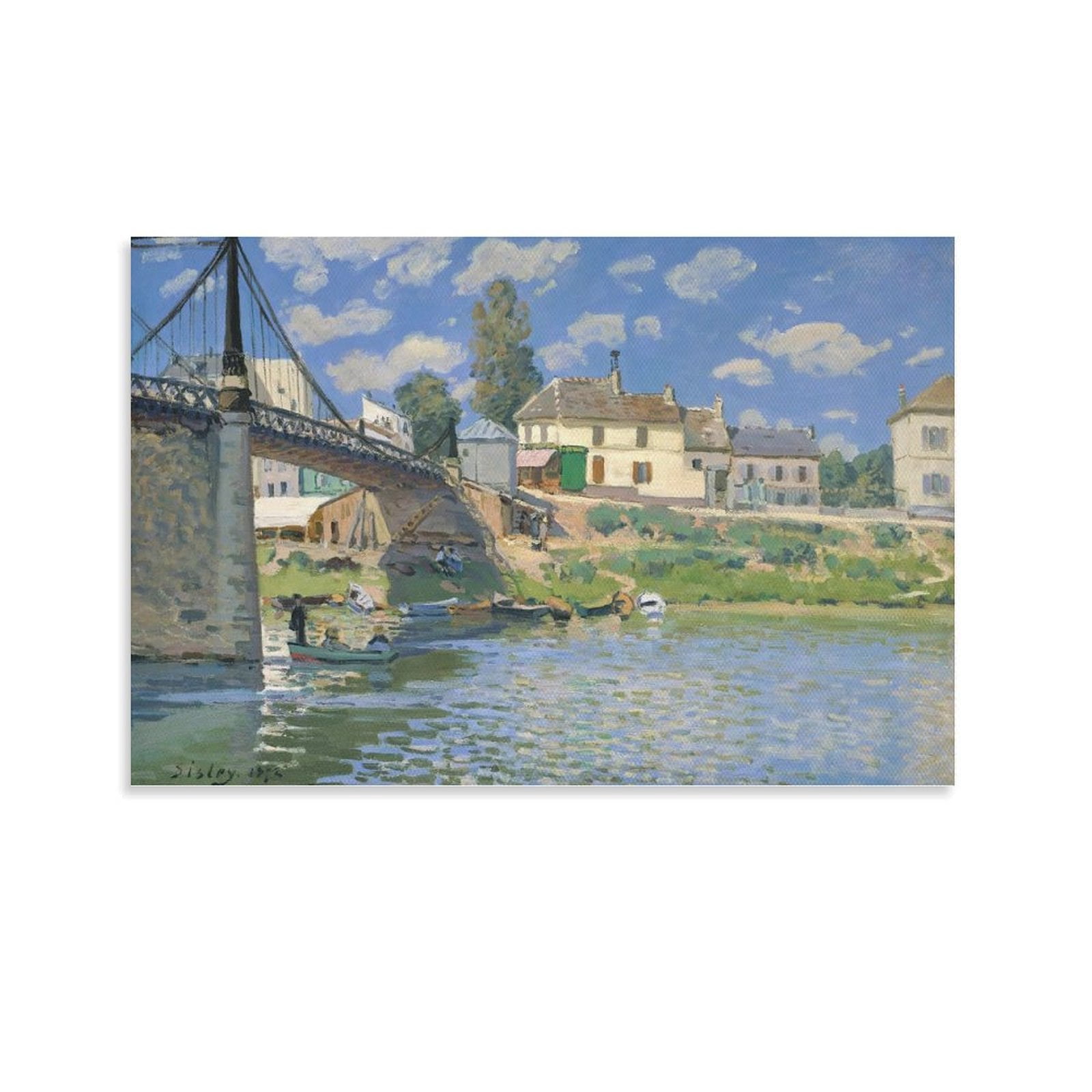 Alfred Sisley Print Painting (26) Posters Art Print Wall Photo Paint ...