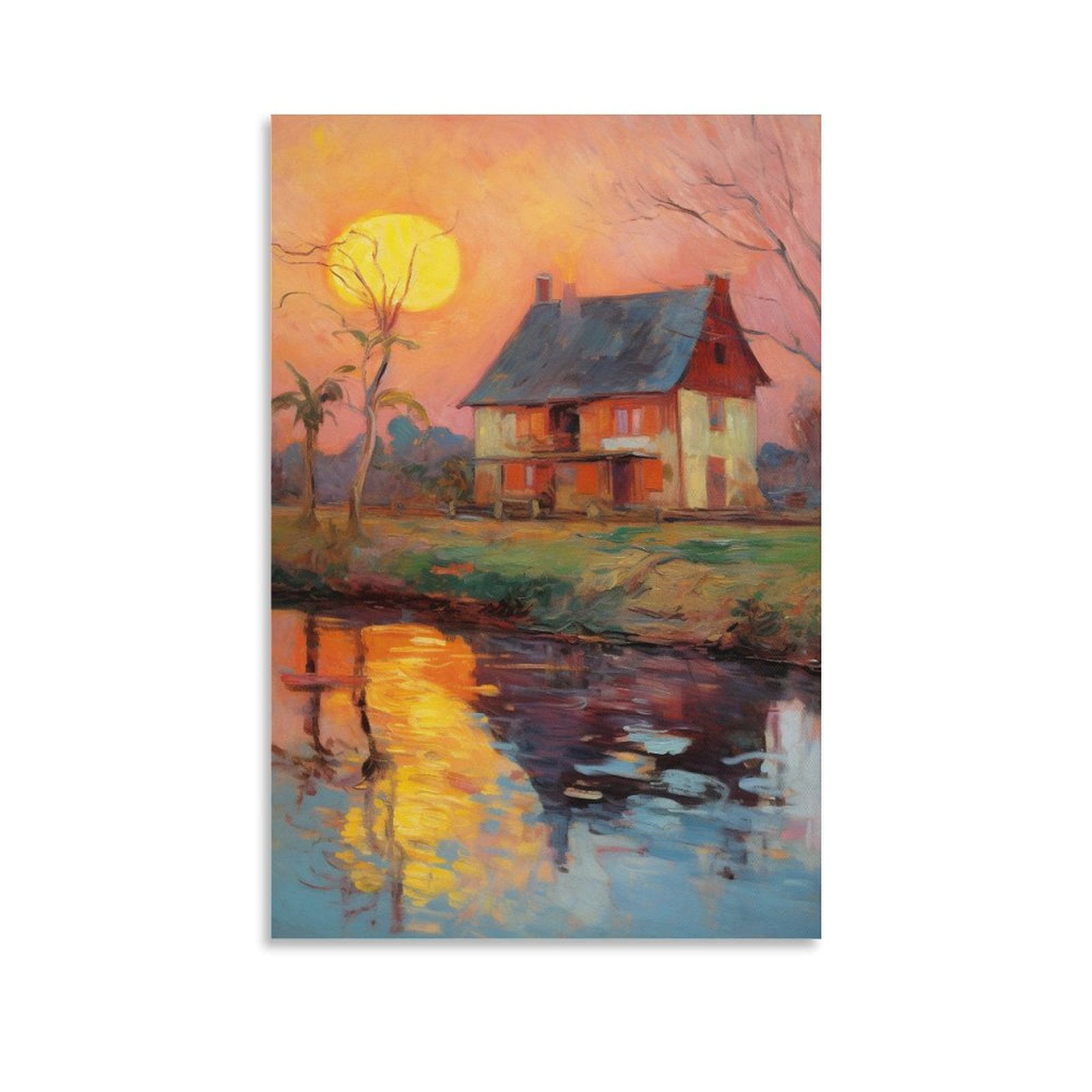 Alfred Sisley Print Painting (77) Wall Art Poster Scroll Canvas ...
