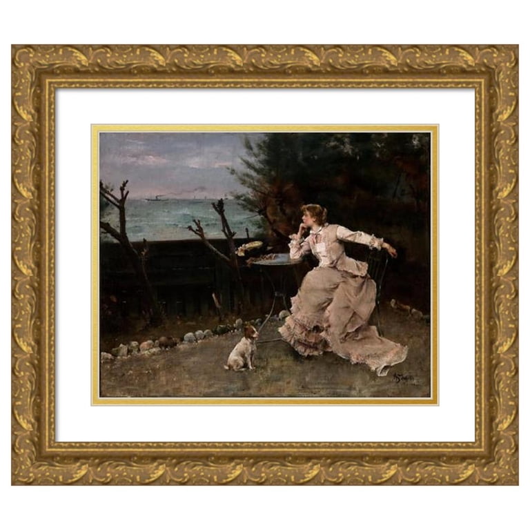 Alfred Stevens Art Woman In An Interior Alfred Stevens As Art Print