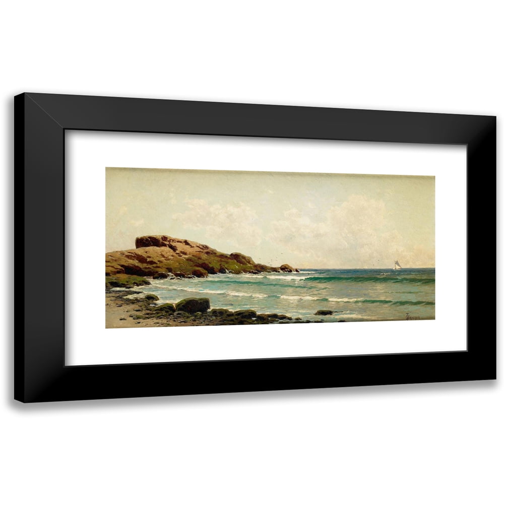Alfred Thompson Bricher 18x11 Black Modern Framed Museum Art Print ...