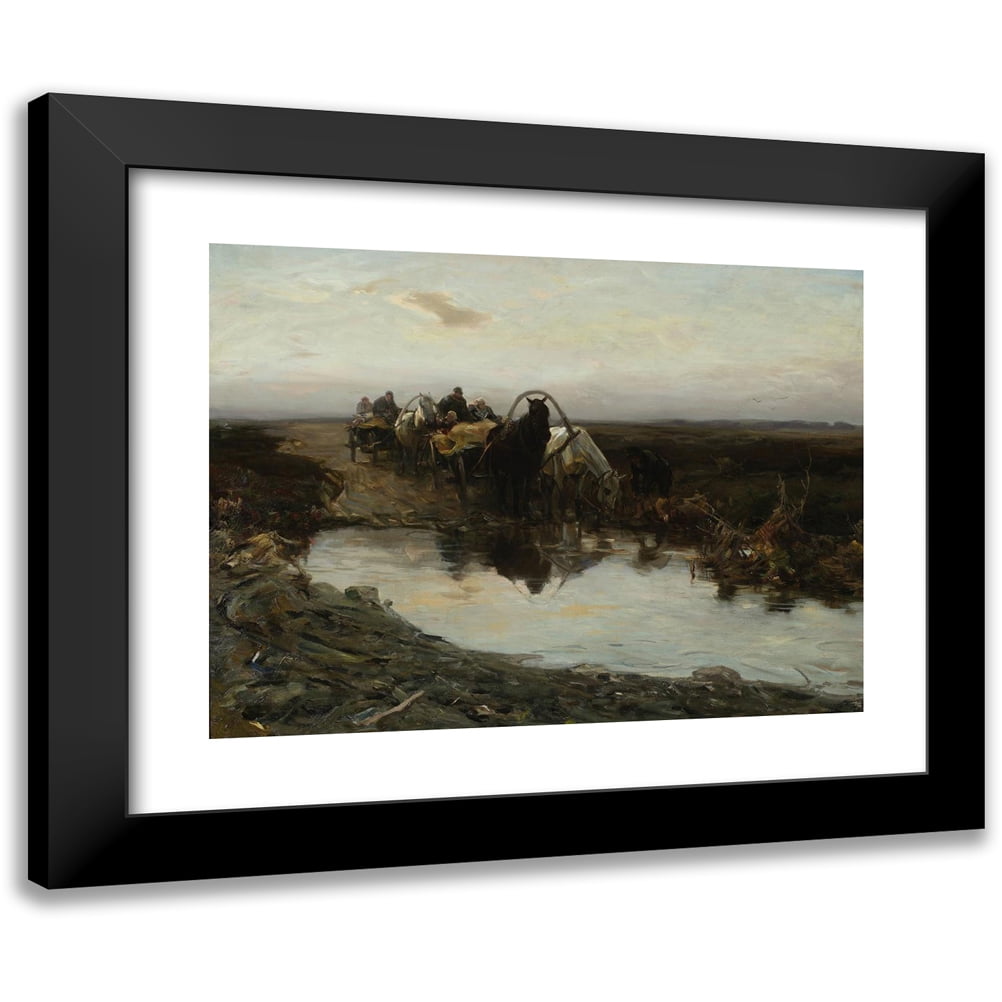 Alfred Von Wierusz-Kowalski 18x15 Black Modern Framed Museum Art Print ...