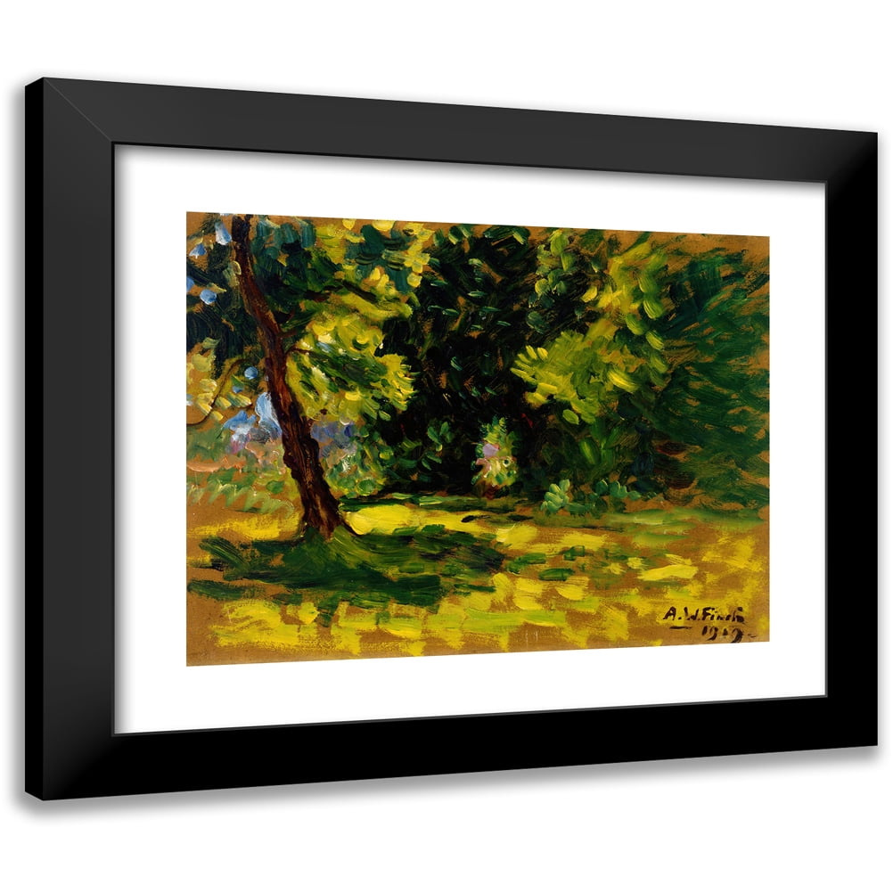 Alfred William Finch 14x12 Black Modern Framed Museum Art Print Titled ...