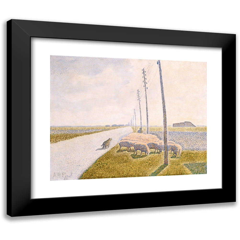 Alfred William Finch 14x12 Black Modern Framed Museum Art Print Titled ...