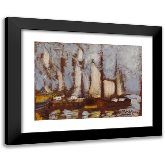 Alfred William Finch 18x14 Black Modern Framed Museum Art Print Titled ...