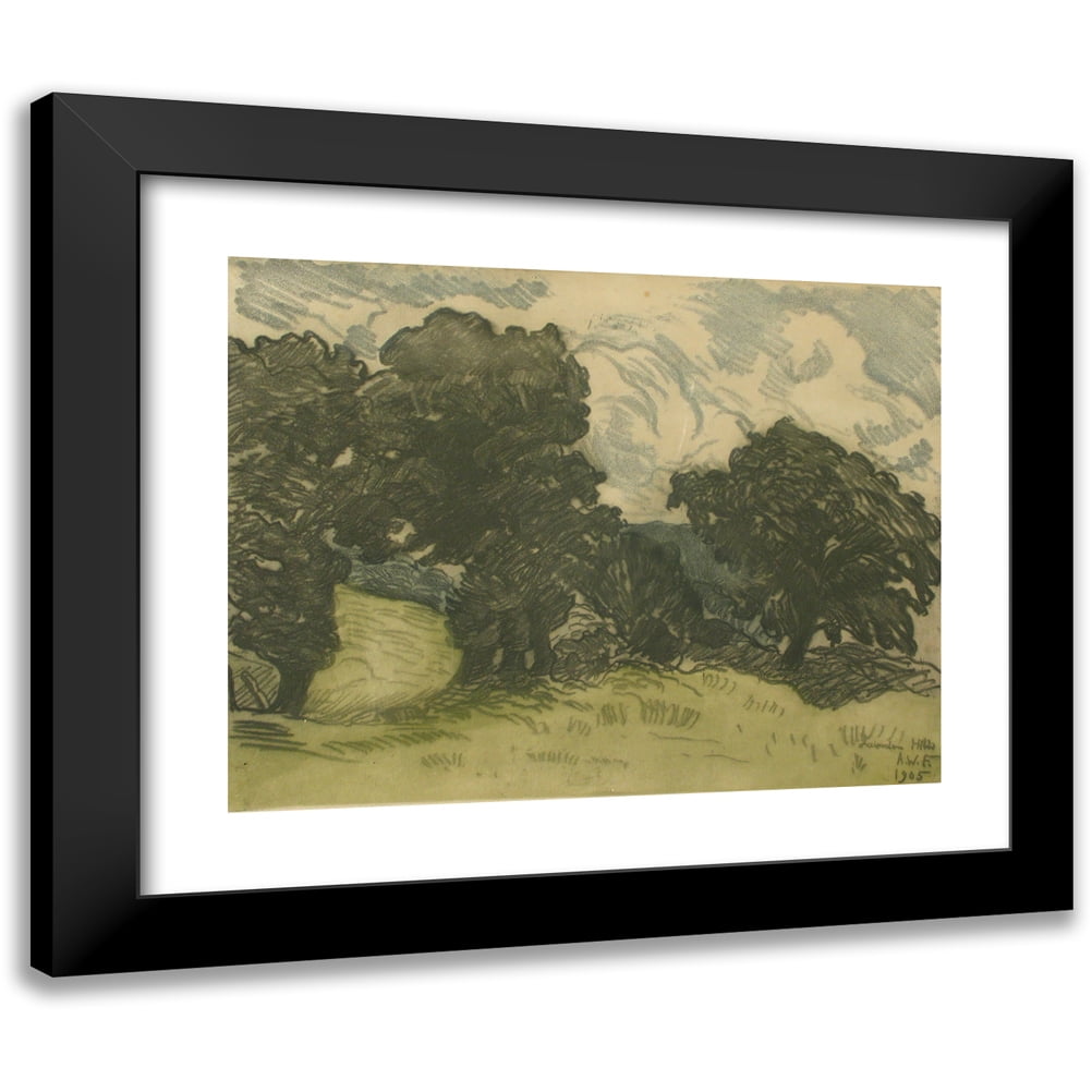 Alfred William Finch 18x15 Black Modern Framed Museum Art Print Titled ...