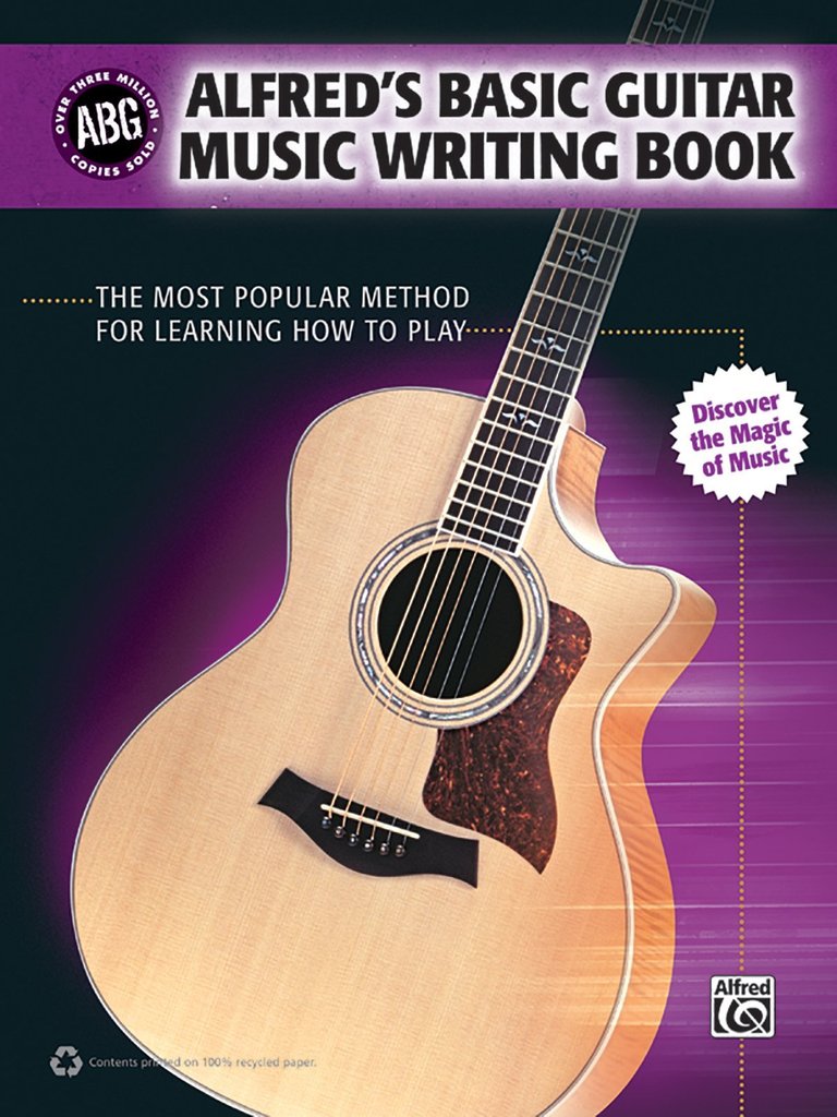 Alfred's Basic Guitar Music Writing Book: The Most Popular Method for ...