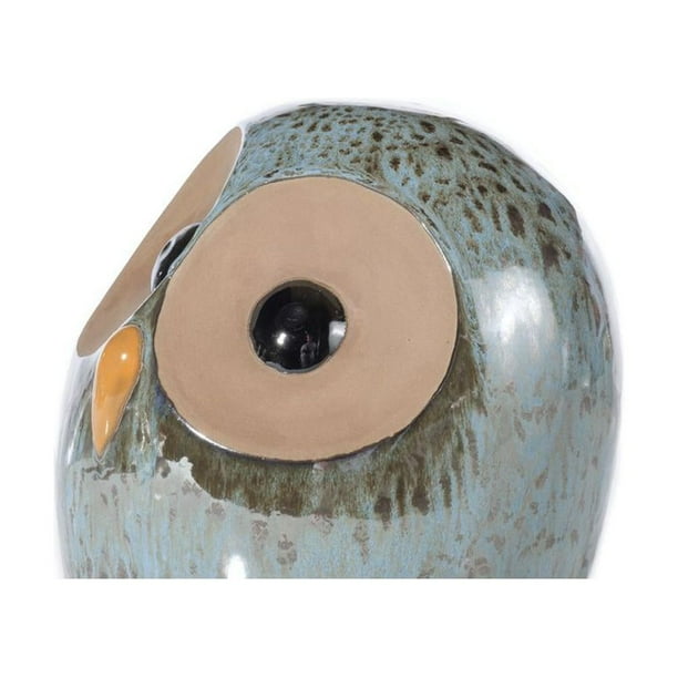 Alfresco Home Ceramic Owl Statue - Walmart Business Supplies