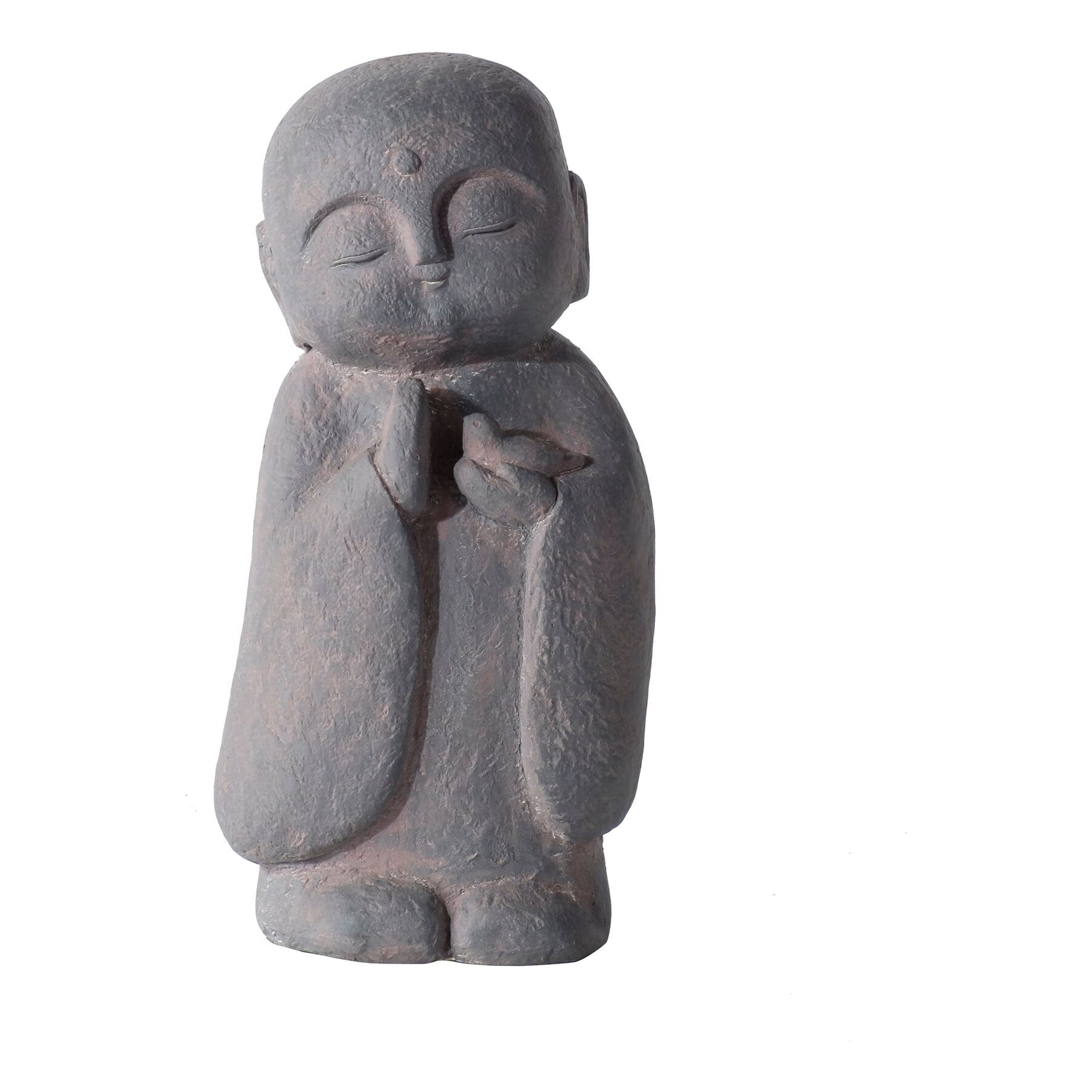 Alfresco Home Praying Son Fiberstone Garden Statue in Earth Rose Pink ...