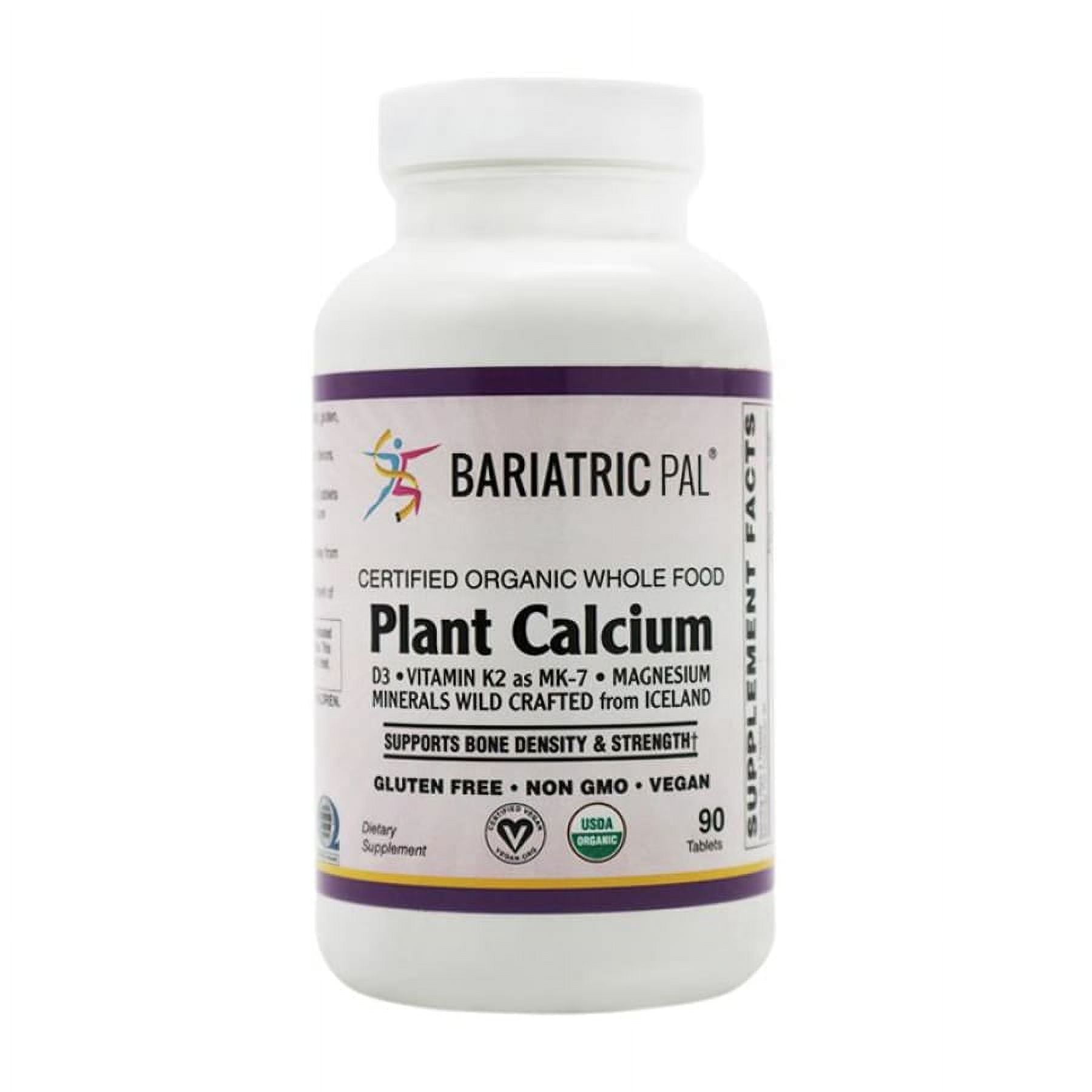 Algae Based Calcium 1,000 mg Tablets with Magnesium, D3, and K2 ...