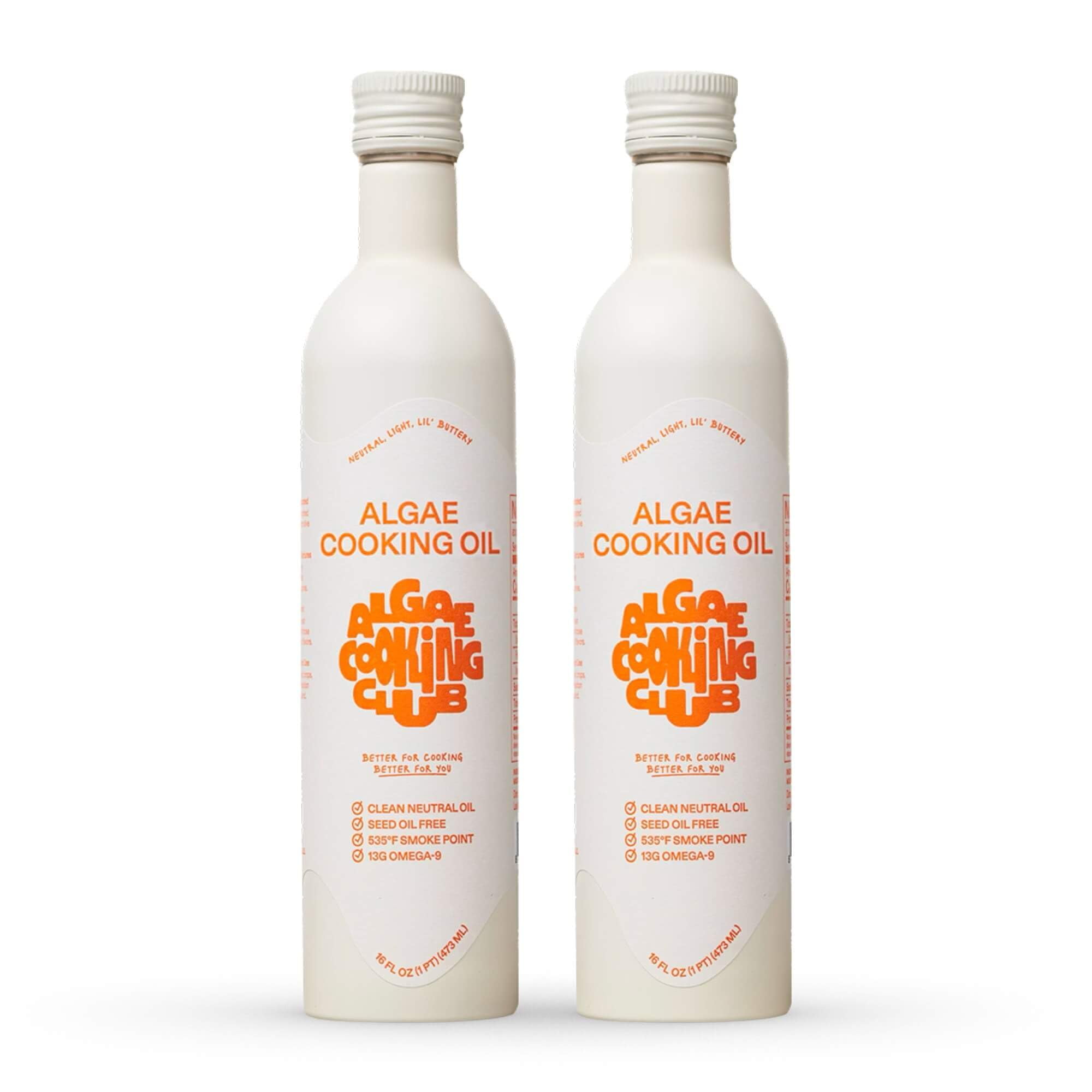 Algae Cooking Club Chef-Grade OKA4 100% Algae Cooking Oil - Point 535°F ...