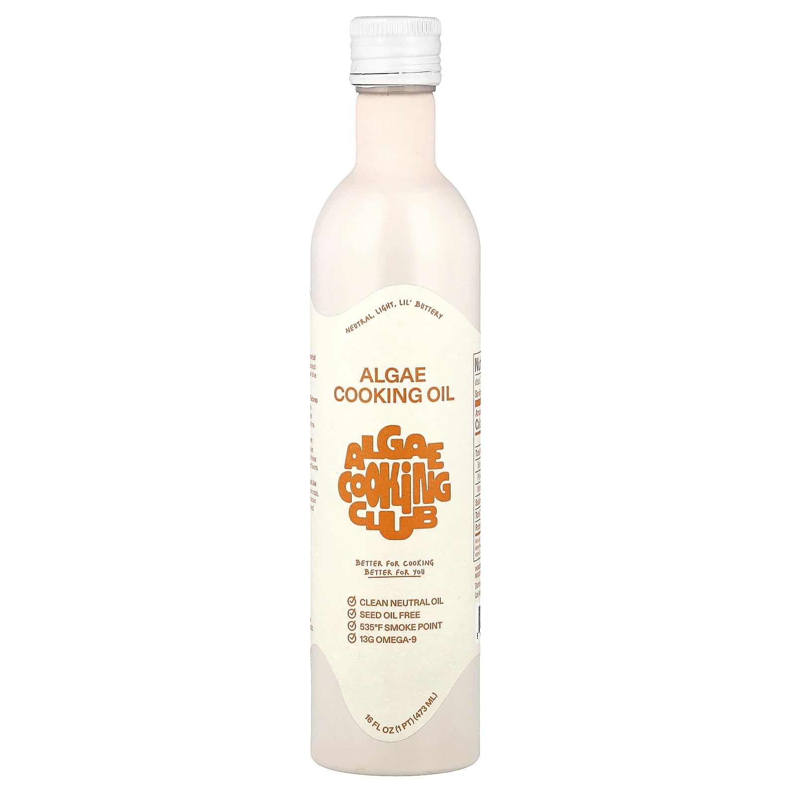Algae Cooking Club Algae Cooking Oil, 16 fl oz (473 ml) HSA/FSA ...