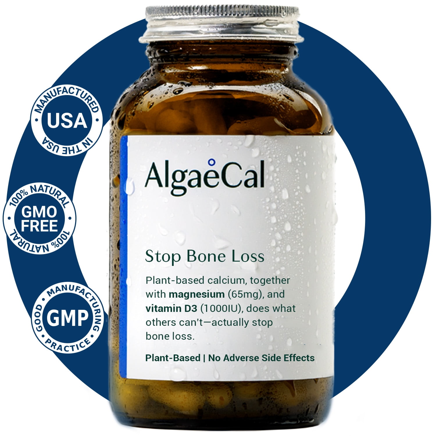 AlgaeCal - Clinically Supported Plant Based Calcium with Vitamin D3 ...