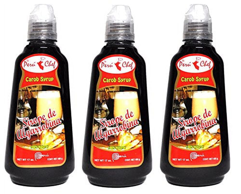 Peru Chef Algarrobina - Carob Syrup (3 Bottles, 17 oz each) - Product ...