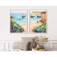 Algarve Coast Portugal Seaside Wall Art Coastal Decor Mediterranean ...