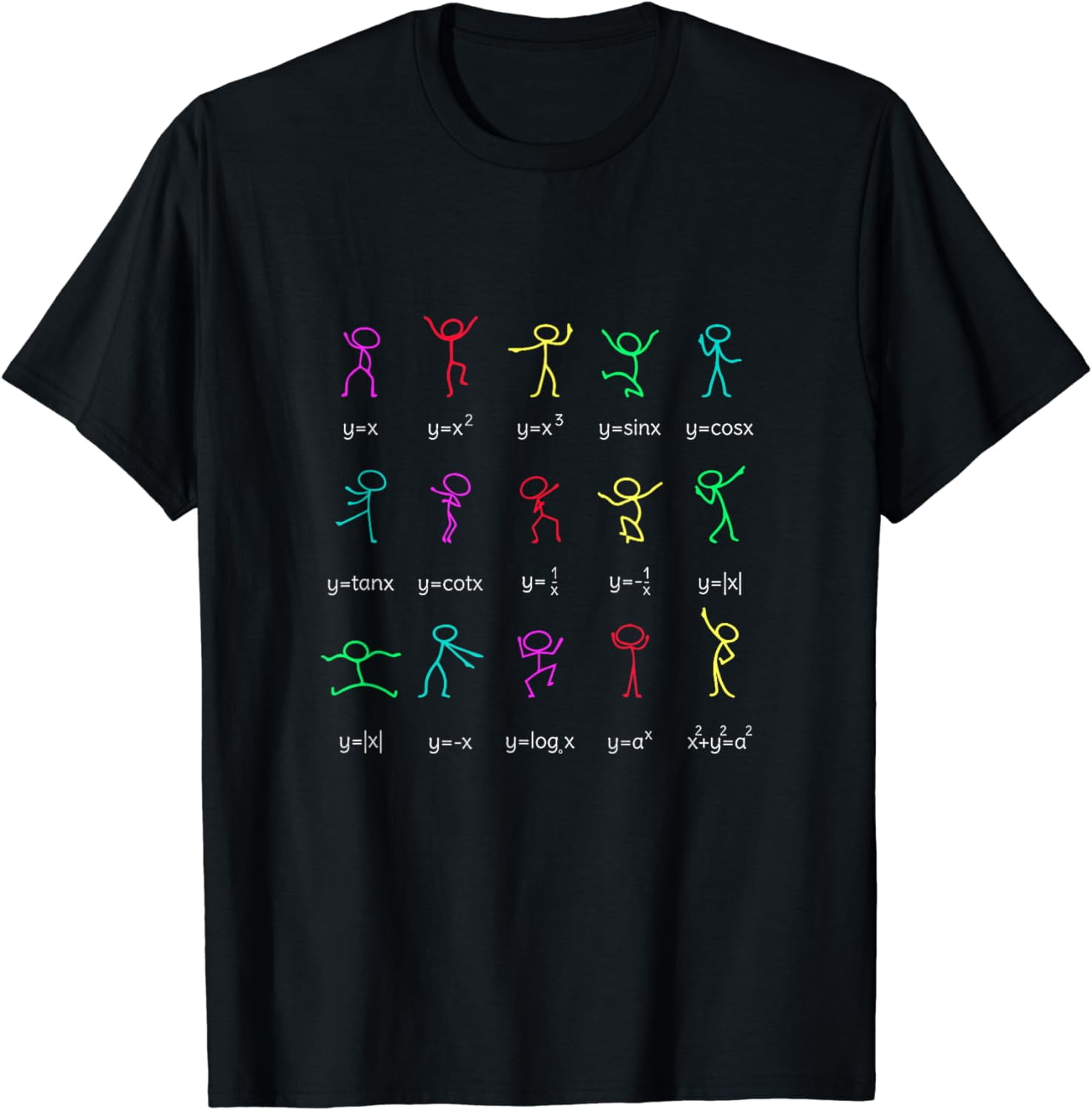 Algebra Dance Cool Mathematicians T-Shirt - Walmart.com