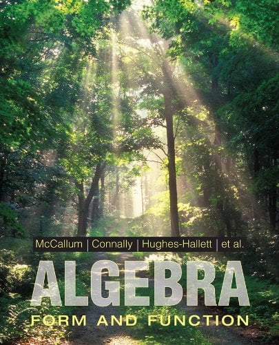 Pre-Owned Algebra: Form and Function (Hardcover) 0471707082 ...