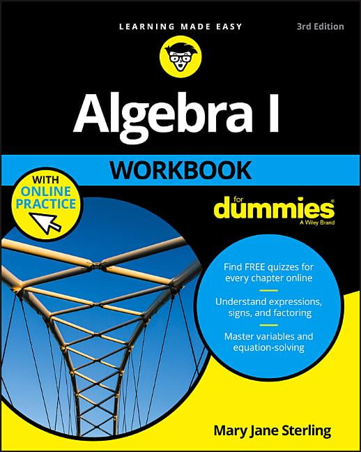 Algebra I Workbook for Dummies, (Paperback) - Walmart.com