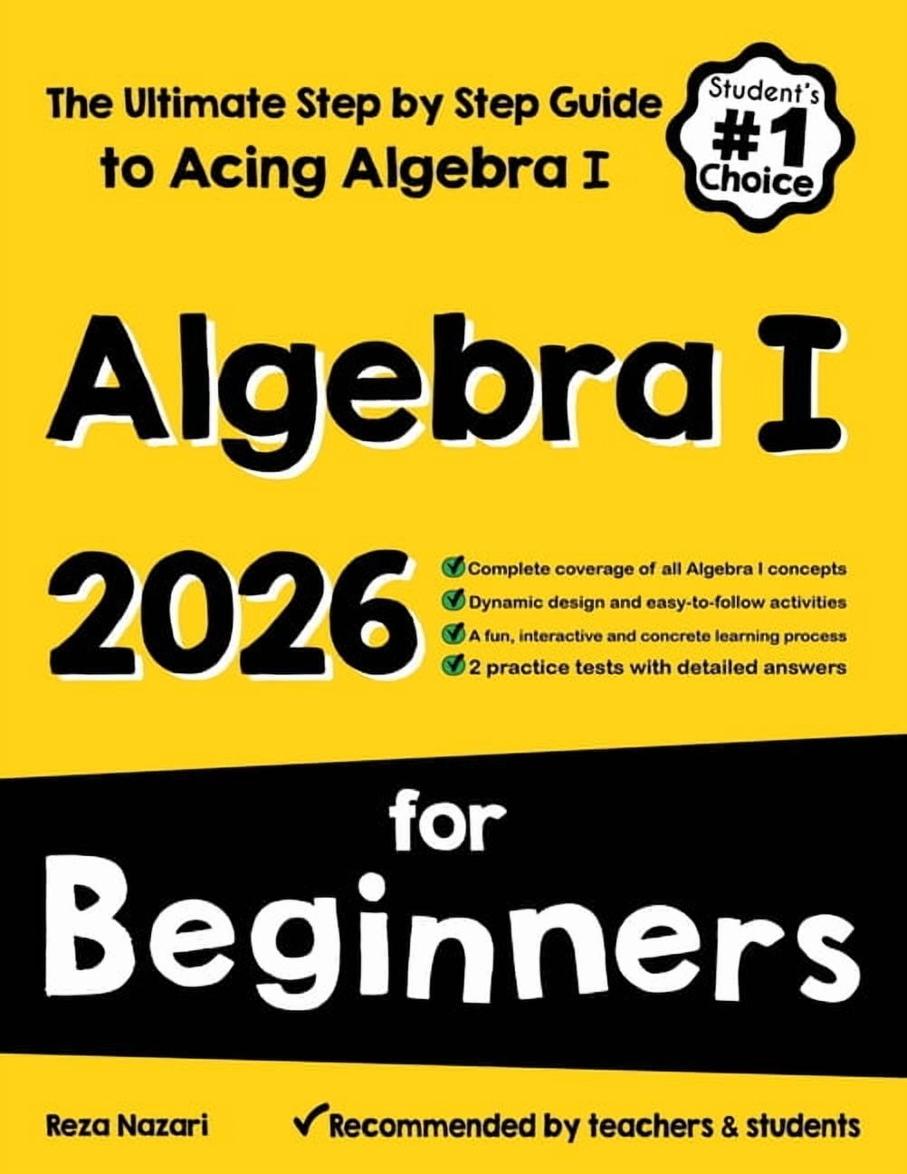 Algebra I for Beginners: The Ultimate Step by Step Guide to Acing ...