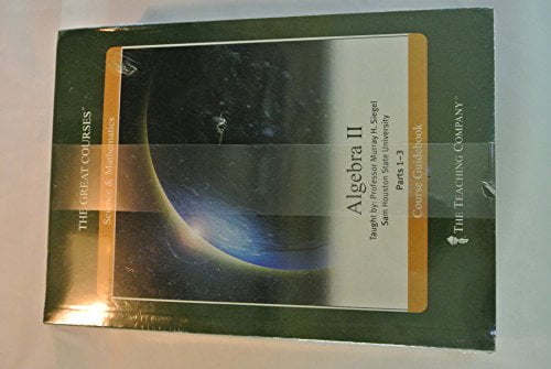 Pre-Owned Algebra II - The Great Courses - Science and Mathematics - 6 ...