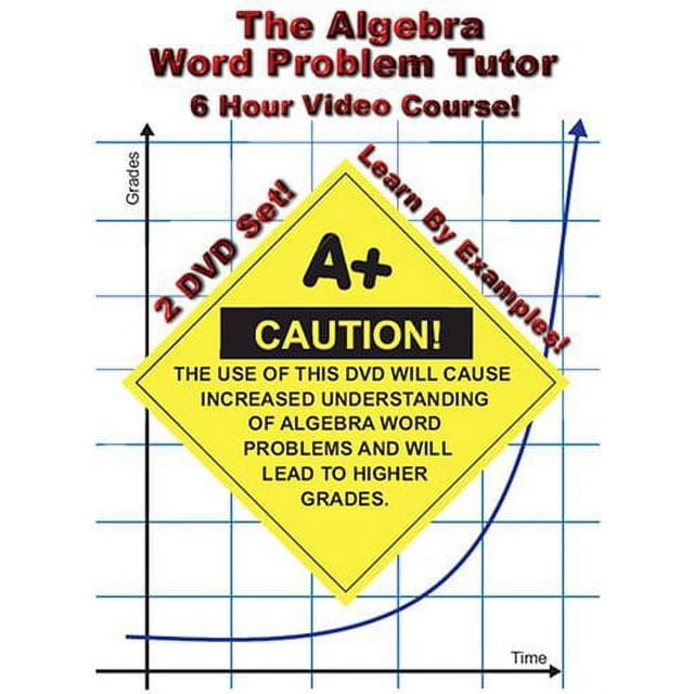 Algebra Word Problem Tutor 6 Hour Course (DVD), Math Tutor, Special ...