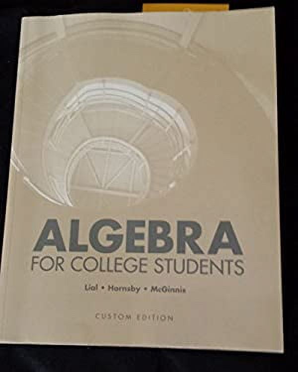 Pre-Owned Algebra for College Students 9781269900379 Used - Walmart.com