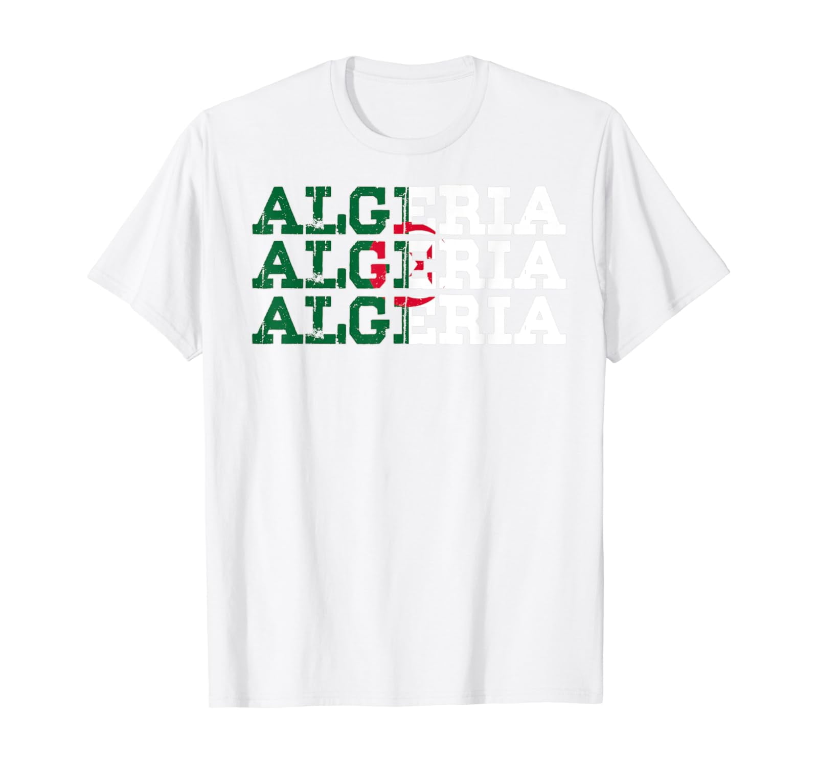 Algeria Algerian Flag Sports Lovers T-Shirt Unisex Full Size S-5XL ...