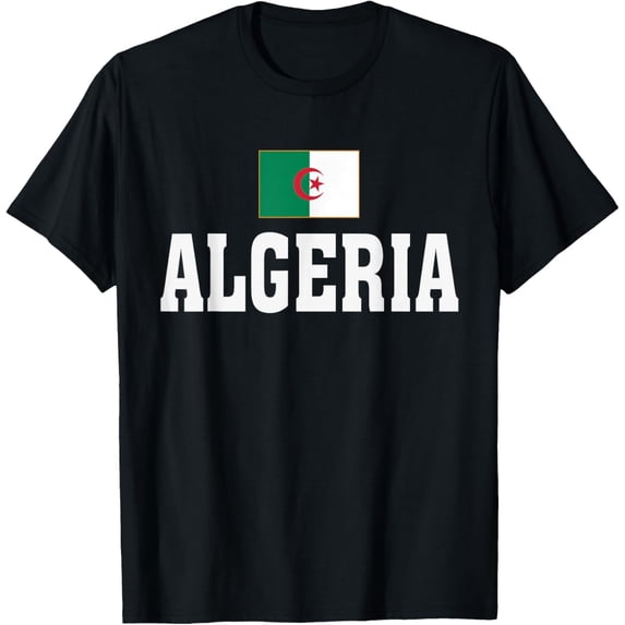 Algeria Flag Patriotic Country Roots Souvenir T-Shirt - Walmart.com