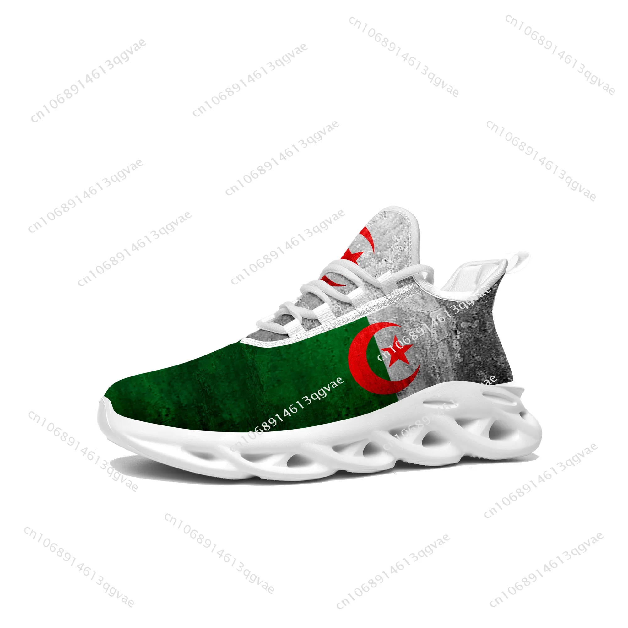 Algerian Flag Flats Sneakers Mens Womens Algeria Sports Running High ...