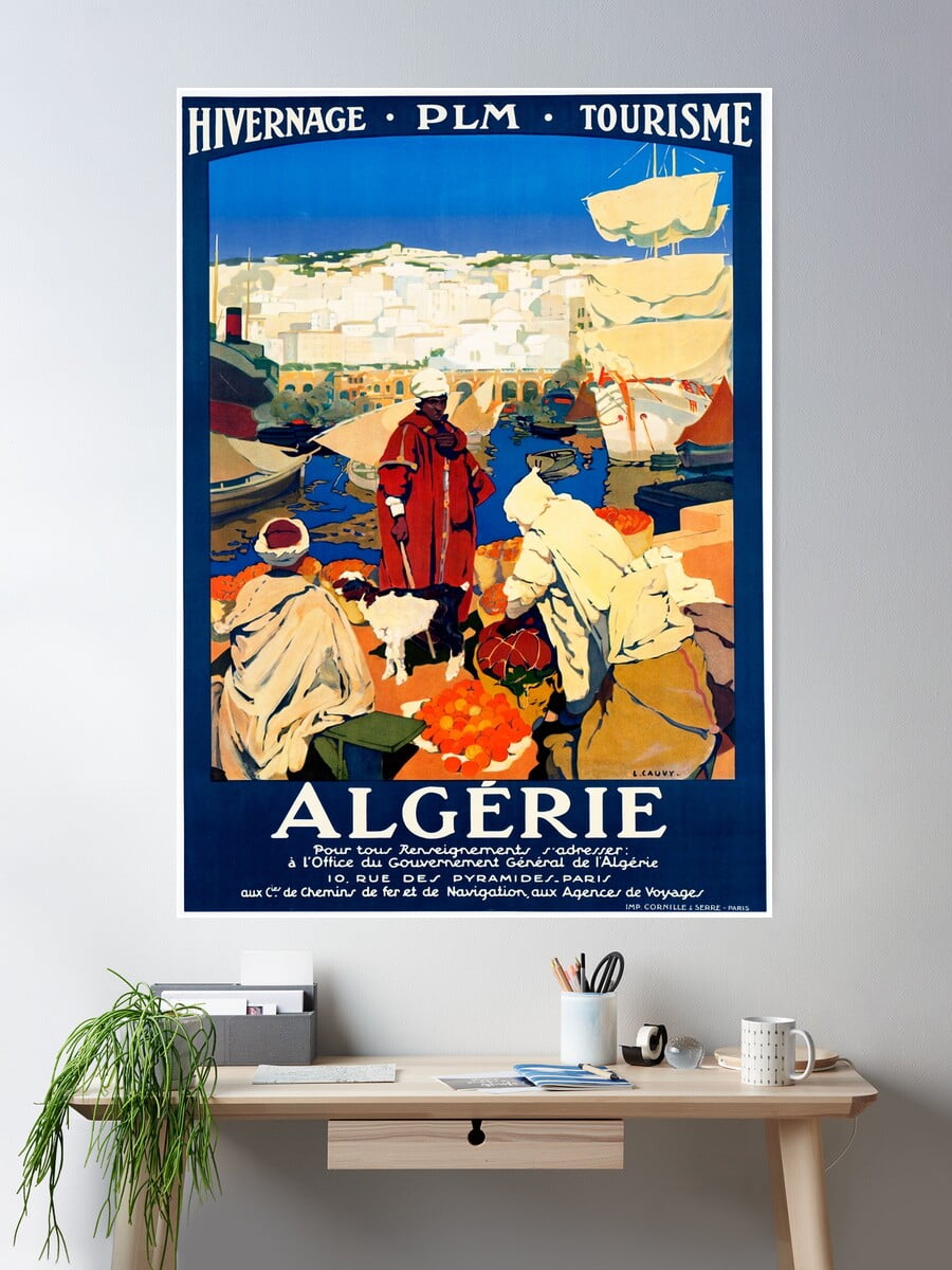 Algerie Visit Algeria North Africa Arabian Vintage French Travel ...