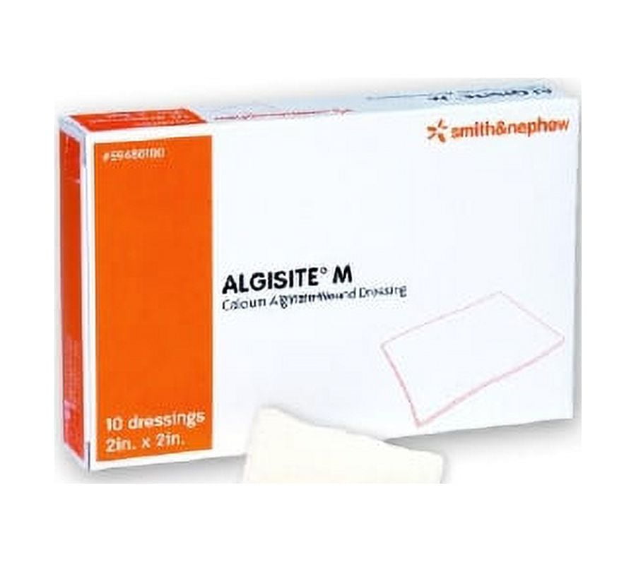 AlgiSite M Calcium Alginate Dressing 2 X 2 Inch Square, Sterile, 1 ...