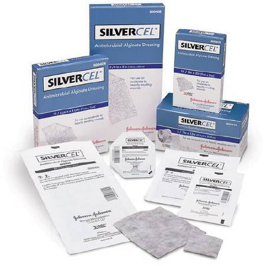 Alginate Dressing with Silver Silvercel 1 X 12 Inch Roll Sterile Box of ...