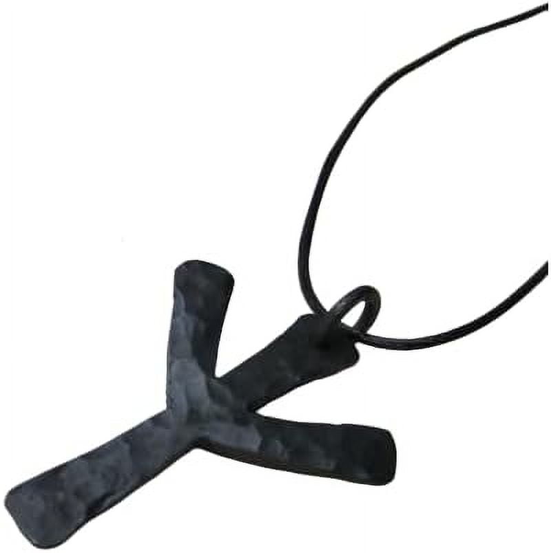Algiz/Elhaz Protection Rune Pendant Cross Style Necklace Nordic Viking ...