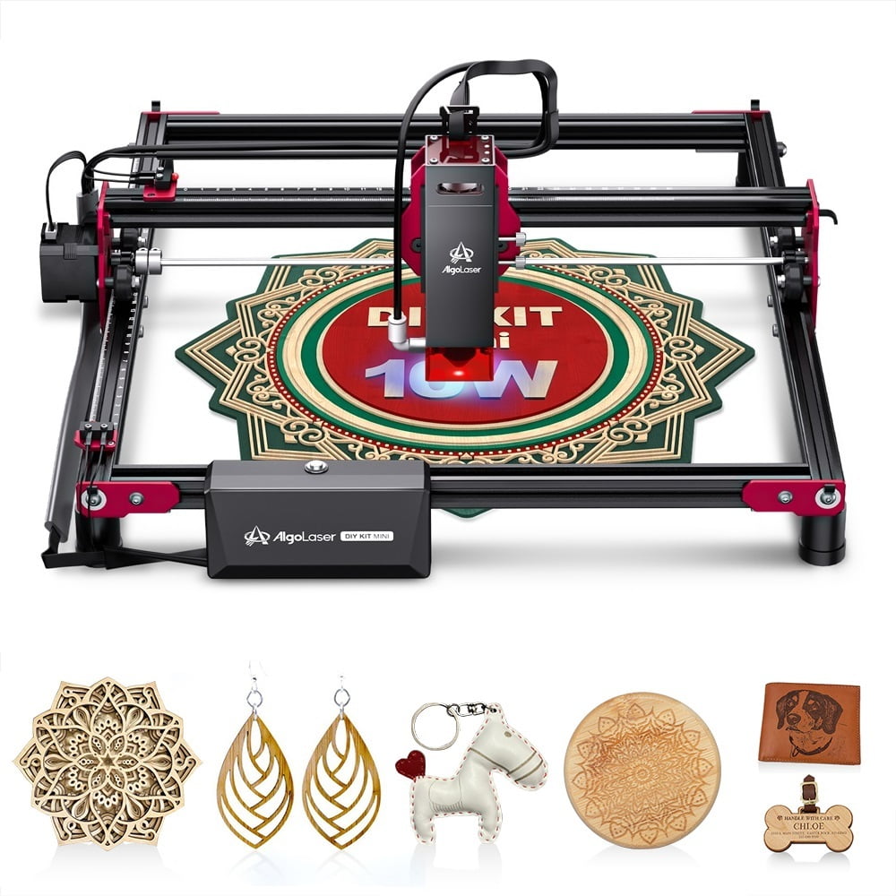 Algo DIY Mini Engraver 10W Output Power, 200mm/s Cutting and Engraving ...