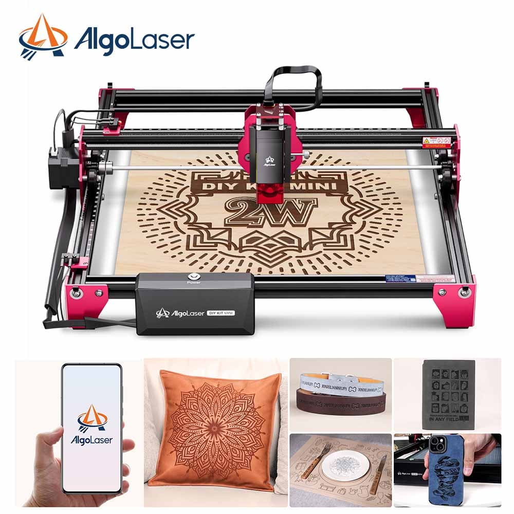 Algo L/aser Engraving Cutting Machine Leather Acrylic Marker DIY KIT ...