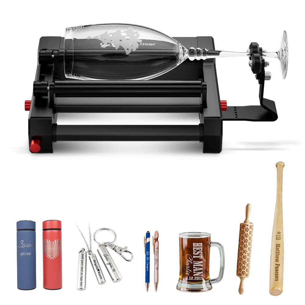 AlgoLaser Laser Engraver Rotary Roller, Y-axis Rotary Module, 7 ...