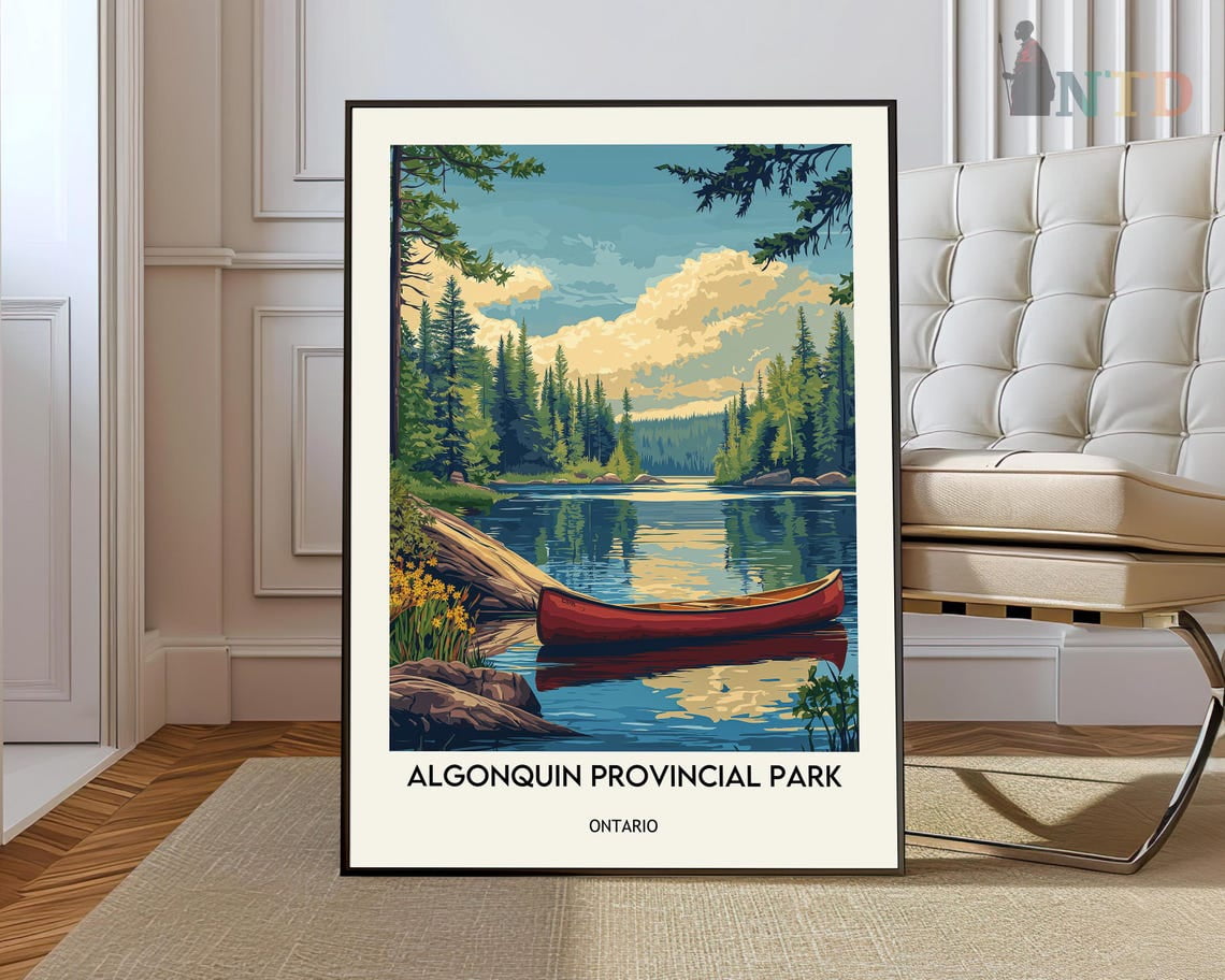 Algonquin Provincial Park Canada Travel Print Algonquin Algonquin ...