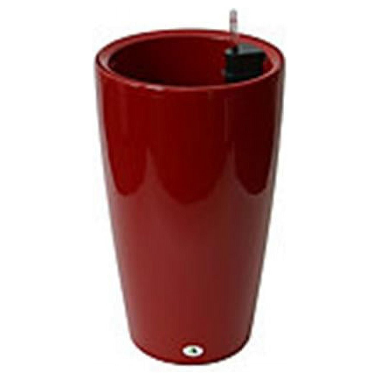 Algreen 22 in. dia. Self Watering Round Modena, Gloss Red - Walmart.com