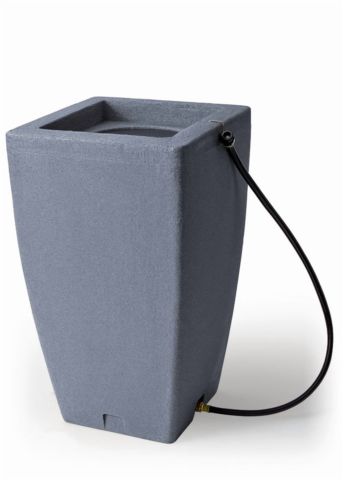 Algreen Madison Rain Barrel, 49 Gallon Capacity, Durable Resin, Water ...