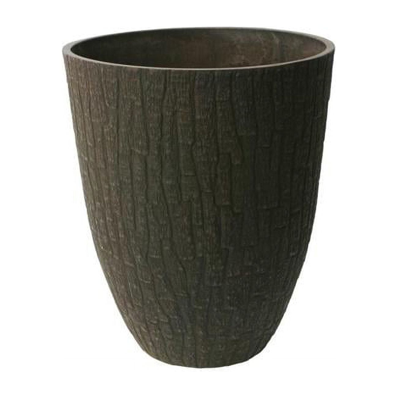 Algreen Products Valencia Planter with Tree Bark Texture - Brown Bark ...