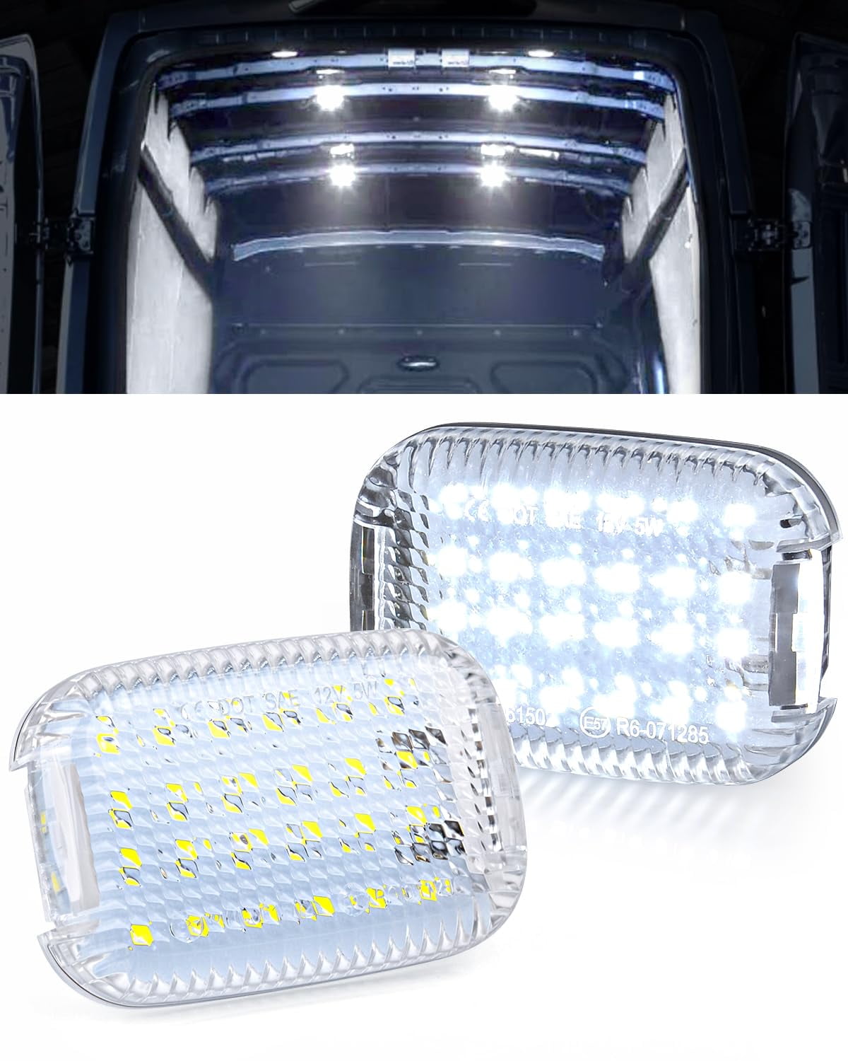 Algrix 2 Transit Interior KEF16 Cargo Load Space Area Dome Lights ...