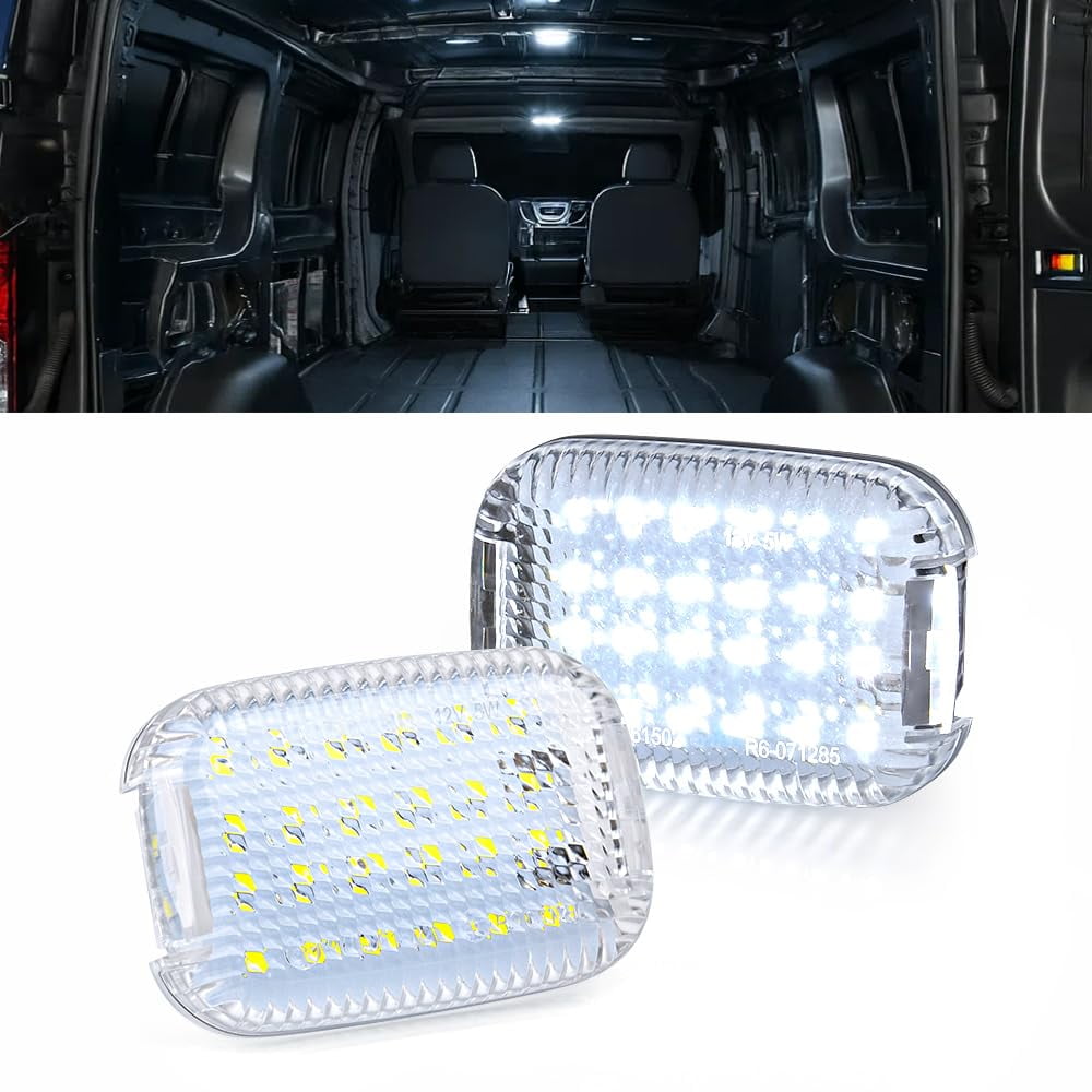 Algrix 2 Transit Interior OIF8 Cargo Load Space Area Dome Lights Replacement for 2014-2024 Ford ...
