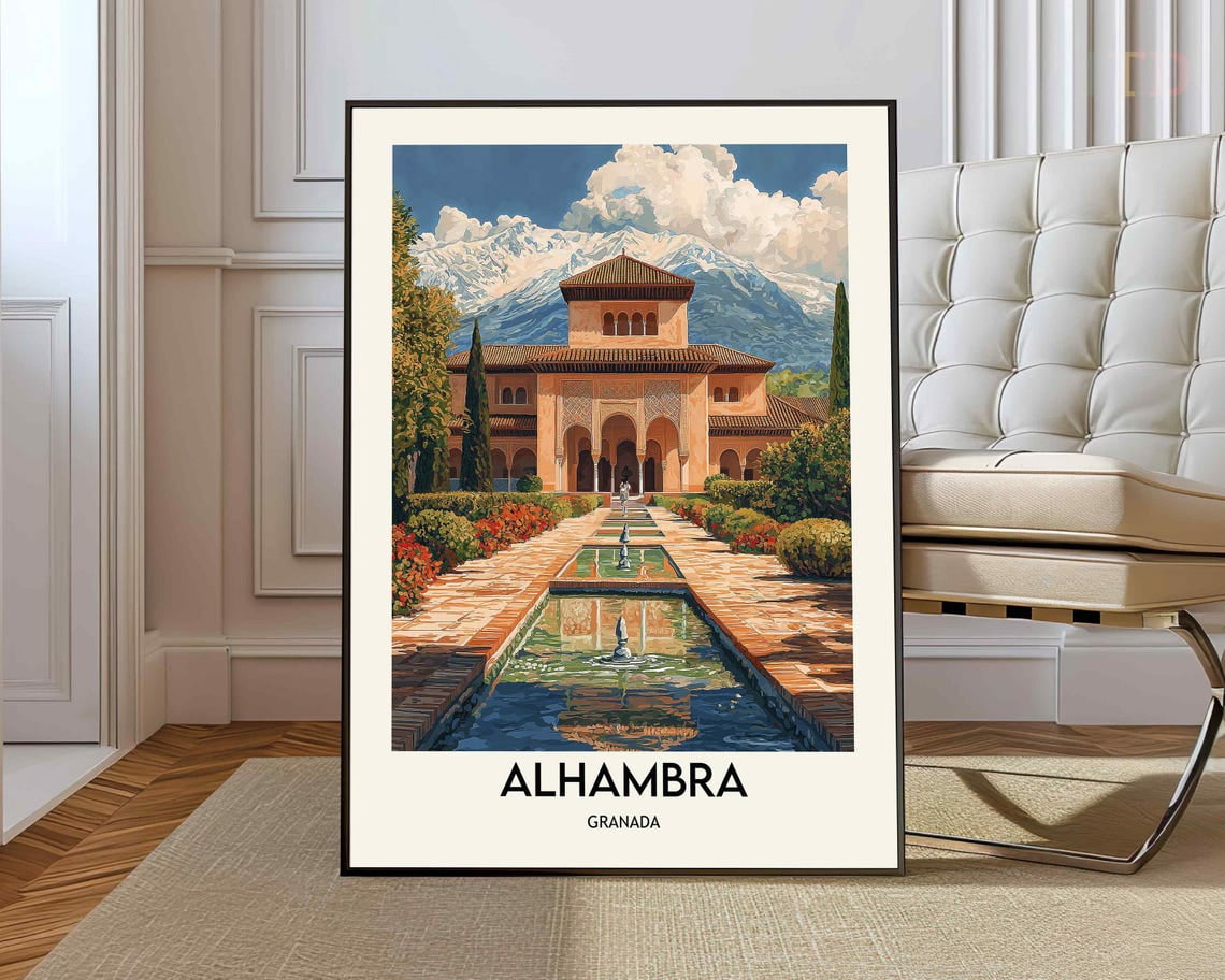 Alhambra Poster, Alhambraalhambra Print, Alhambra Photo, Alhambra ...