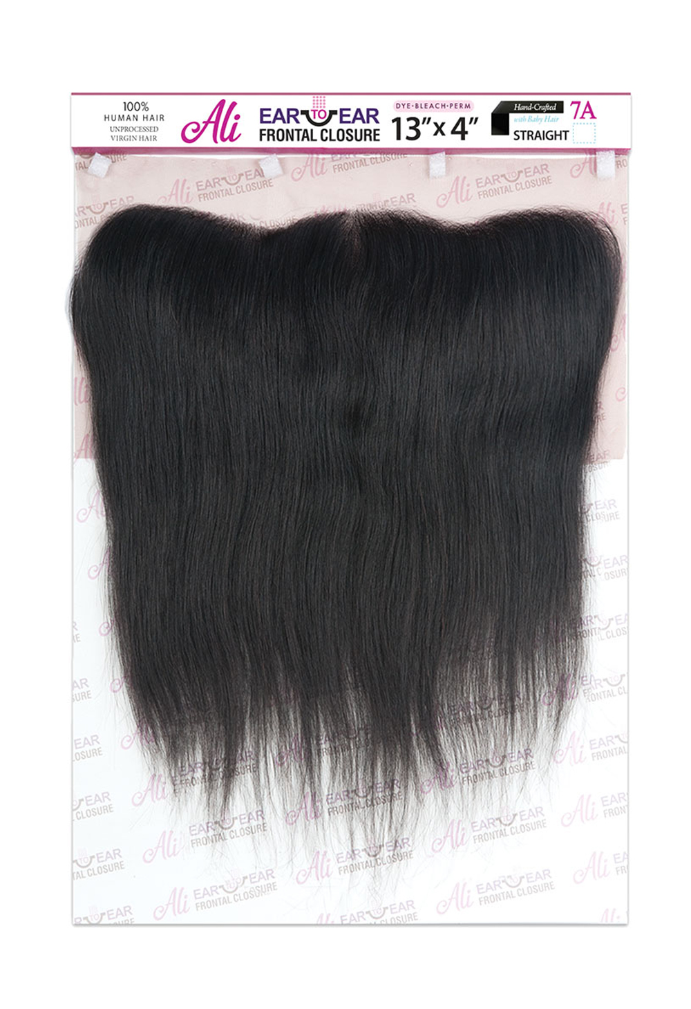 Ali 13x4 Color Ear To Ear Frontal Closure Straight 12" (1/50) - Color N ...