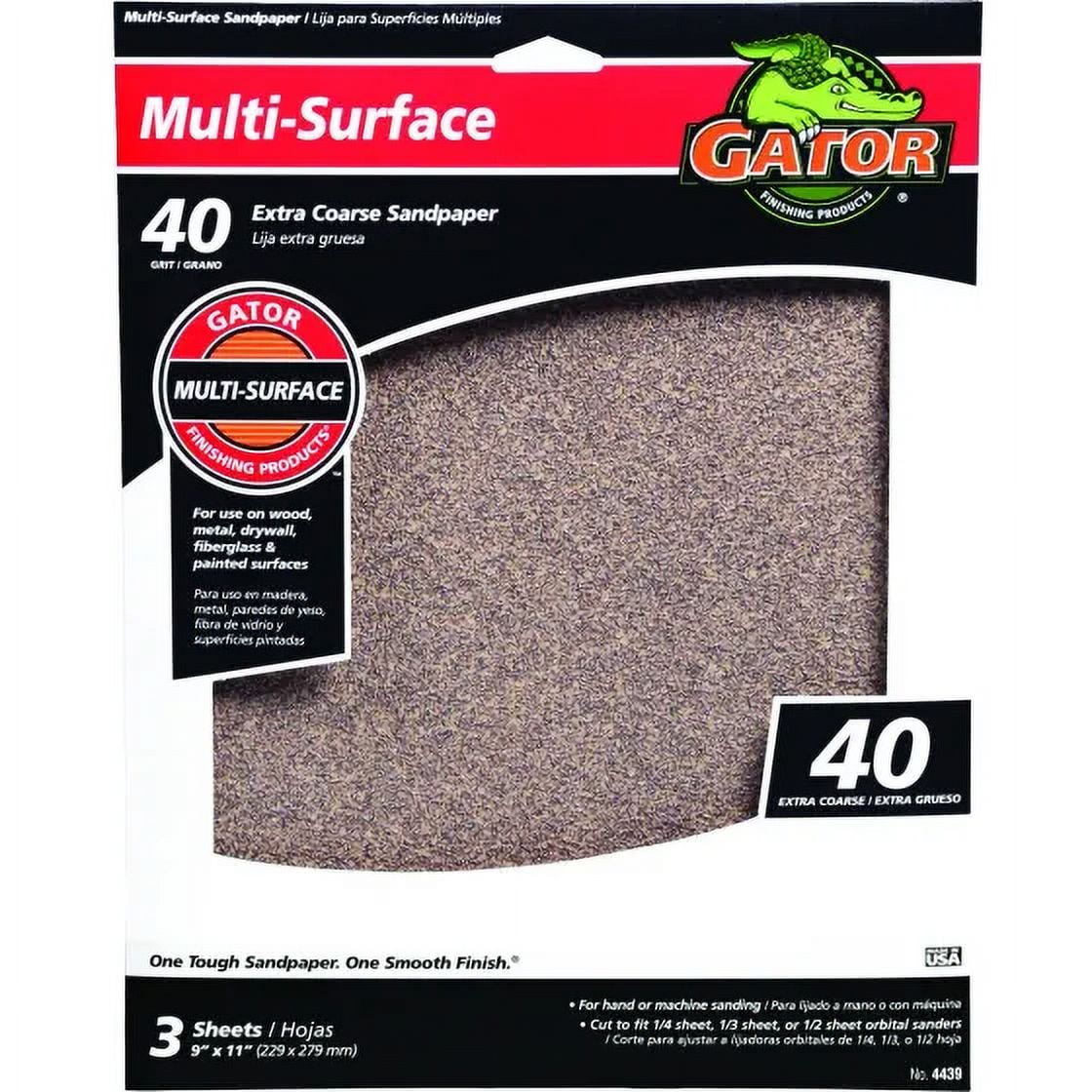 Ali 4439 9 By 11 Inch 40 Grit Sandpaper 3 Pack, Each - Walmart.com